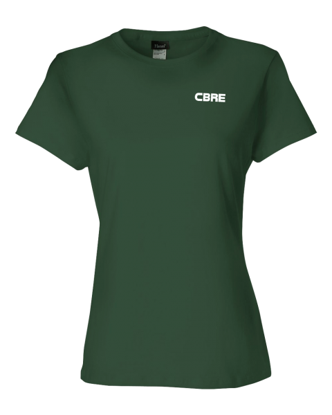 Ladies T- Shirt Deep Forest Green 100% Cotton ( Limit of 5 per Year ...